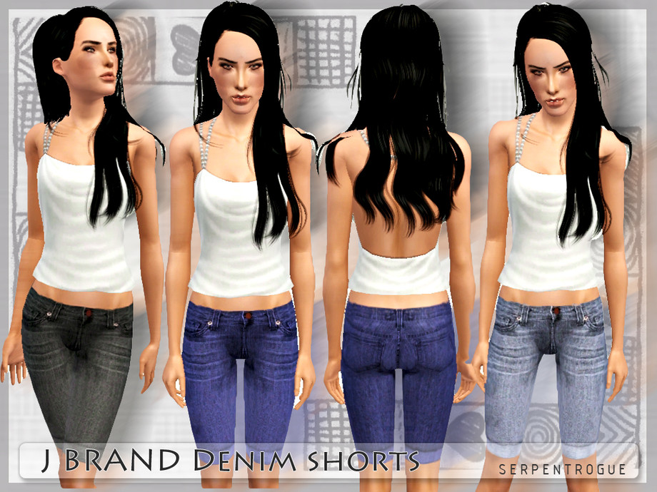 The Sims Resource | J BRAND Denim shorts