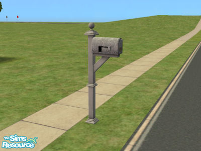 The Sims Resource | Crystal Creations Mailbox Recolors - Mailbox Post ...