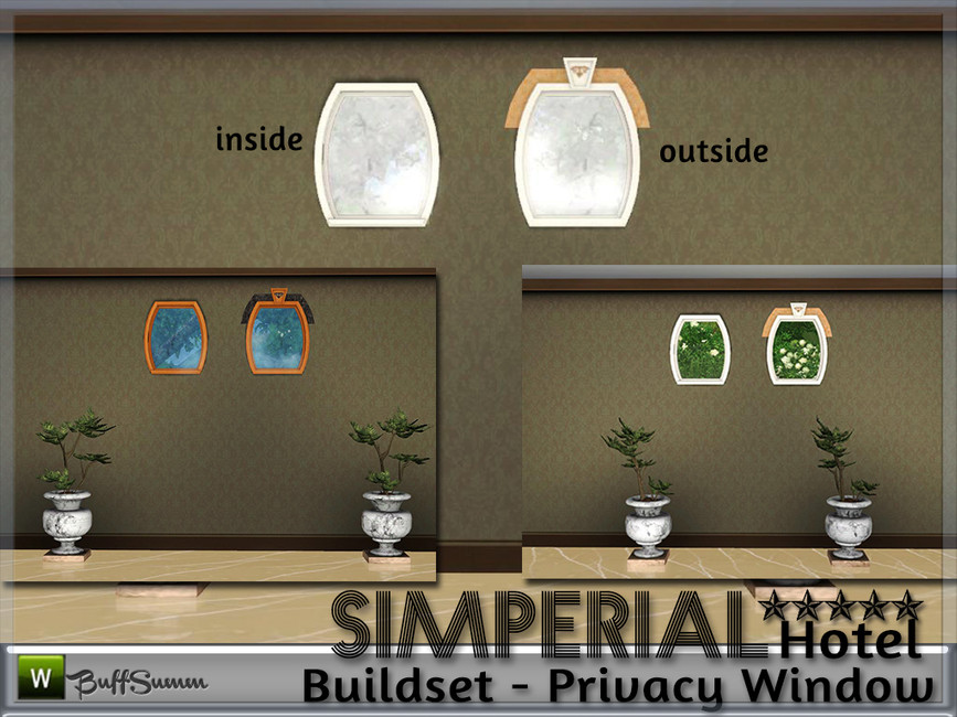 The Sims Resource - Simperial Build Window Privacy