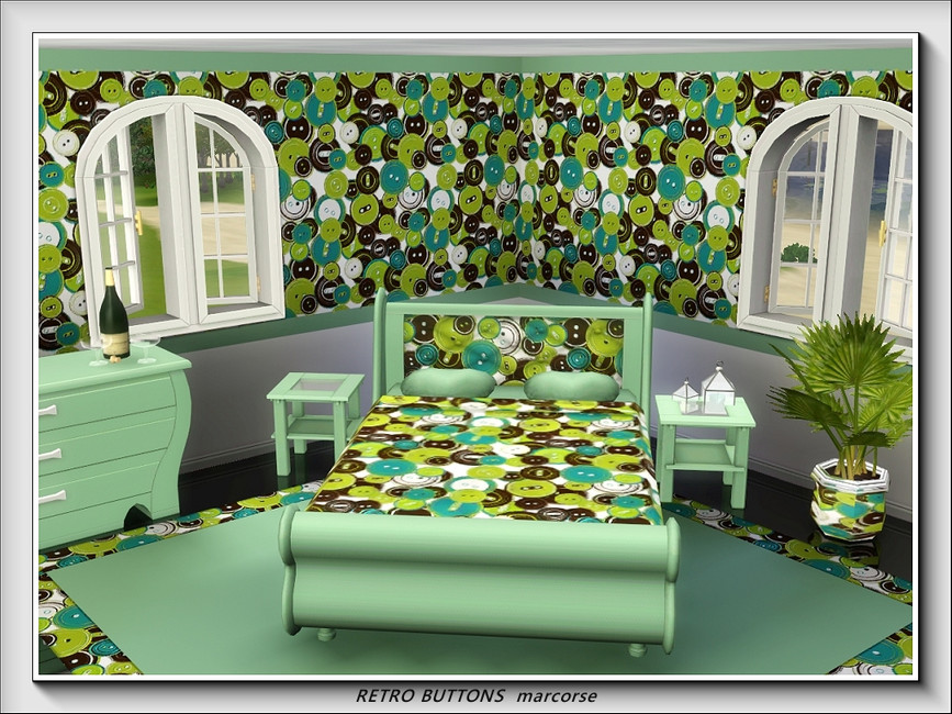 The Sims Resource - Retro Buttons pattern