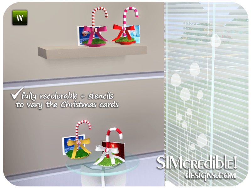 The Sims Resource | Christmas Clutter 2012 - Candy Cane Ornament