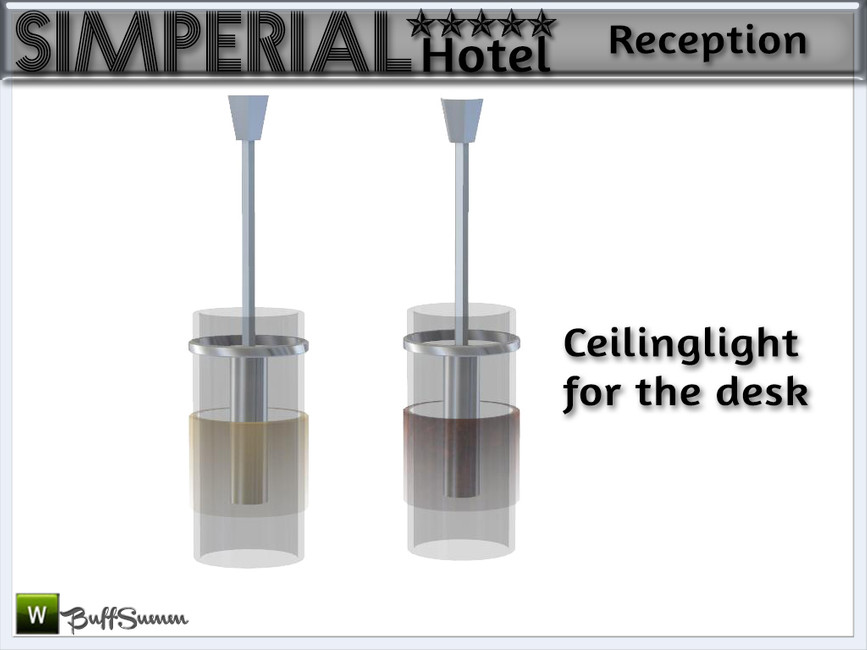 The Sims Resource - Simperial Reception Ceiling Desk