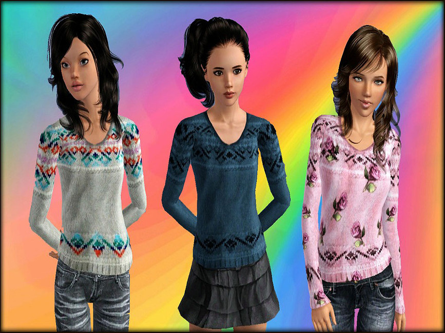 The Sims Resource - Winter Sweater