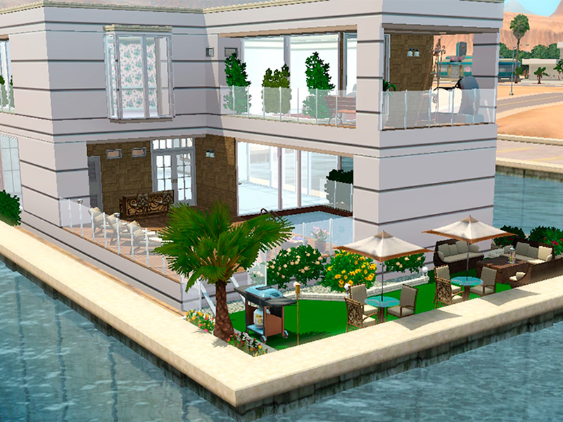 The Sims Resource | Modern Pier House