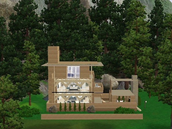 The Sims Resource | Modern Cabin