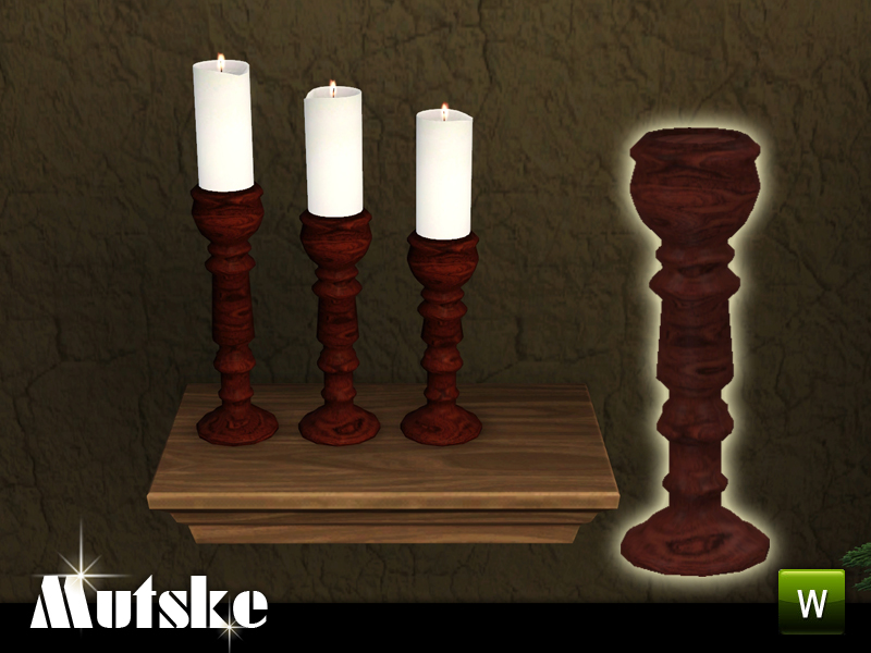 The Sims Resource | Candles Collection Conway Candleholder Middle