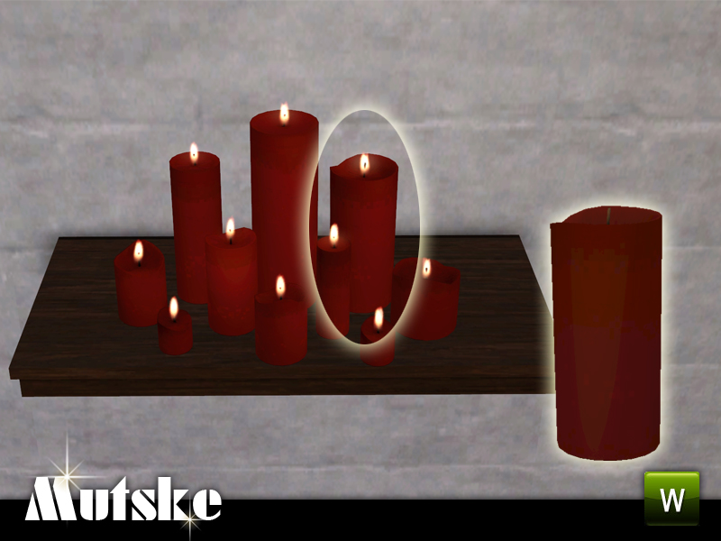 The Sims Resource | Candles Collection Pillar 4x9