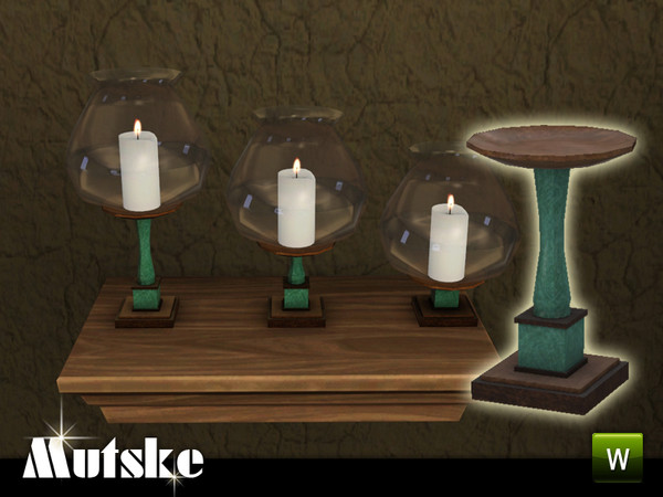 The Sims Resource | Candles Collection Trenton Candleholder Large