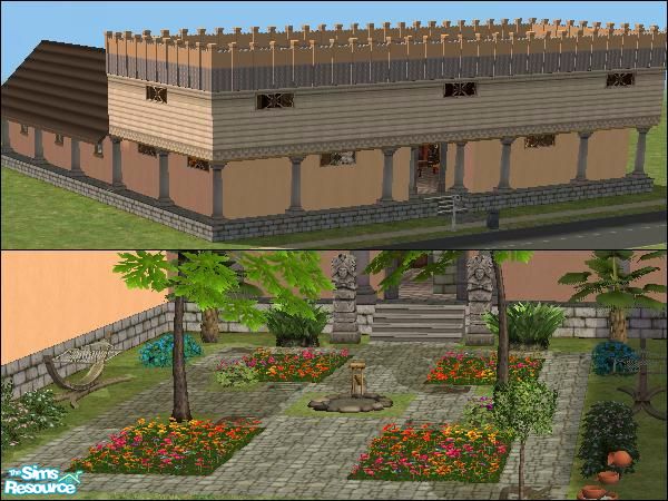 The Sims Resource | Aztec Noble\'s House