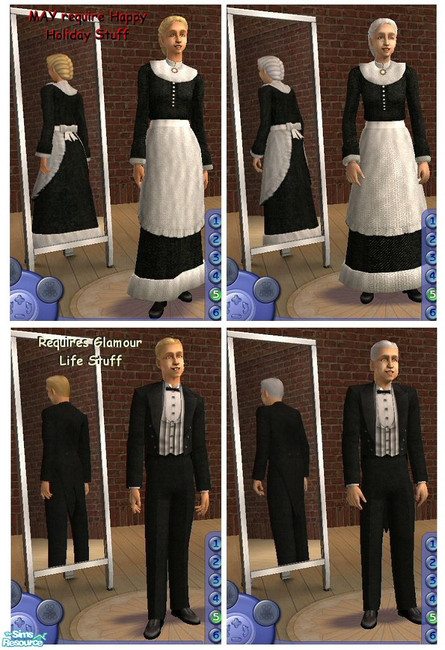 The Sims Resource - Victorian Clothing Set
