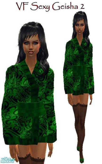 The Sims Resource - VF Sexy Geisha Collection - 2