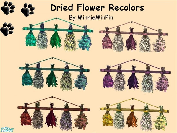 The Sims Resource | Dried Flower Recolors Part 2