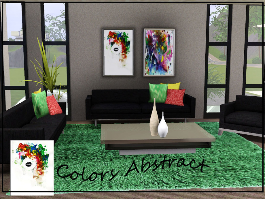 The Sims Resource | Painting Abstract
