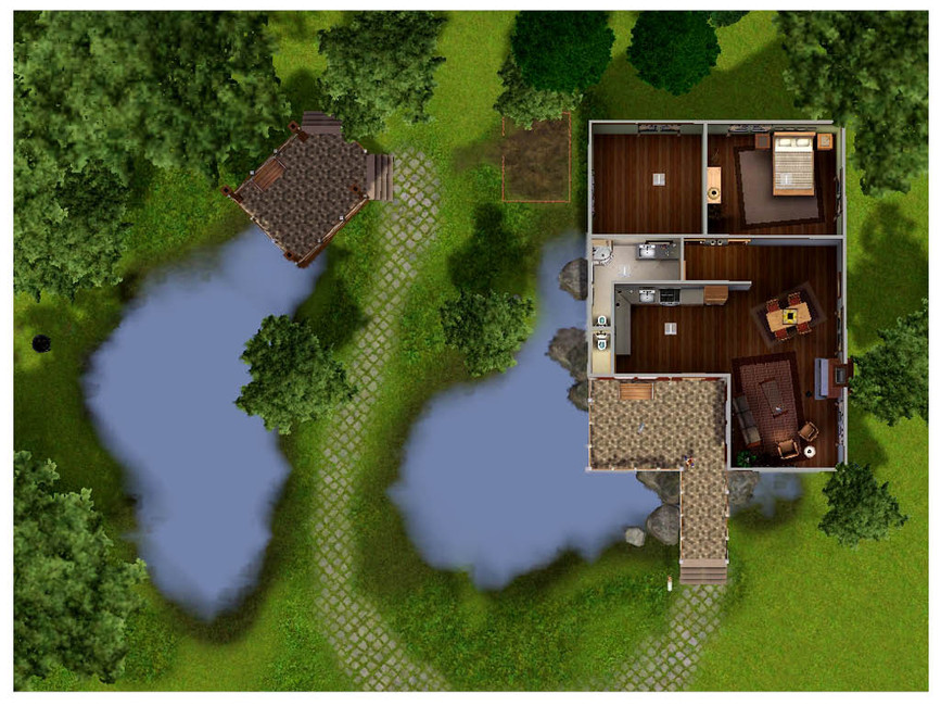 The Sims Resource - Forest home