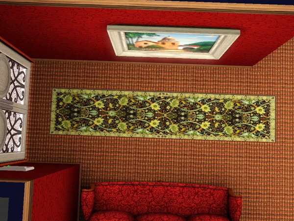 The Sims Resource | Runner 4x1 victorian rug