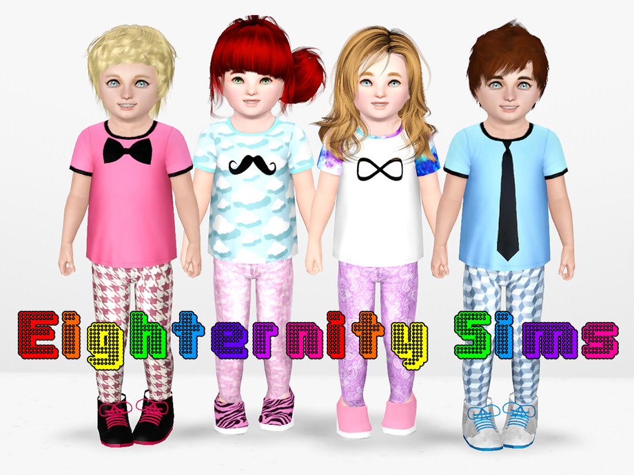 The Sims Resource - Cool Kiddo Set Top For Toddlers