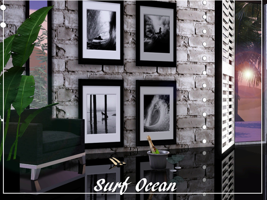 The Sims Resource | 4 Picture Ocean Sea