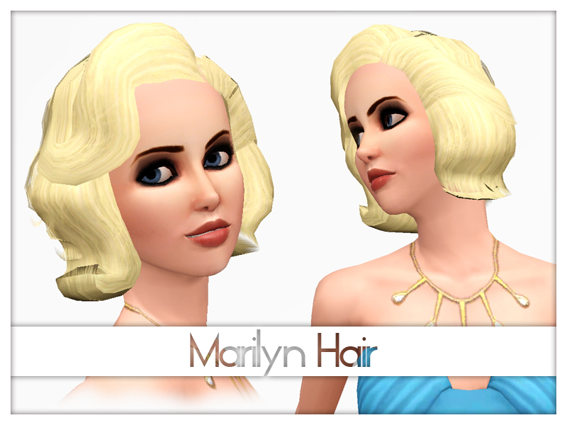 The Sims Resource | Marilyn Hair