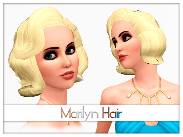 The Sims Resource | Marilyn Hair