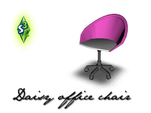 The Sims Resource | S3C Daisy office chair