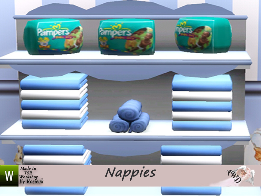 The Sims Resource - Nappy package by Rosieuk
