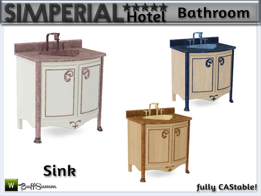 The Sims Resource - Simperial Bath Sink