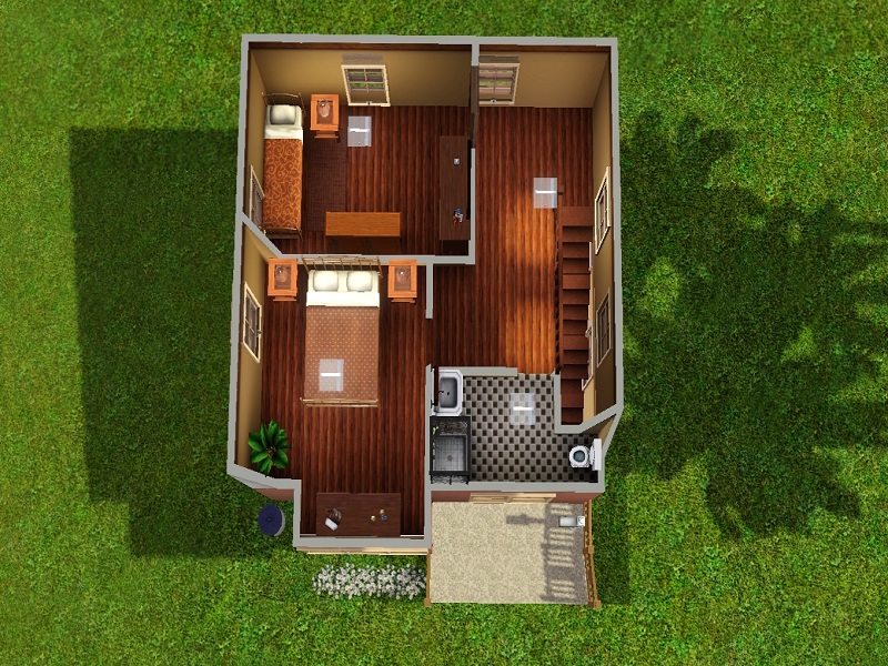 Sims 3 Starter House Plans