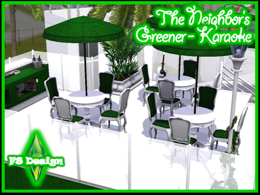 The Sims Resource - The Neighbor's Greener - Karaoke + Subway