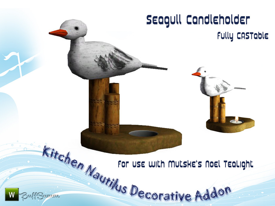The Sims Resource | Kitchen Nautius Candle Gull