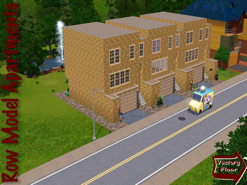 The Sims Resource | Row Model Apartments, no CC