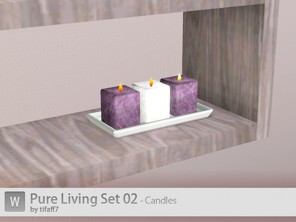 The Sims Resource | Pure Living Set 02 - Candles