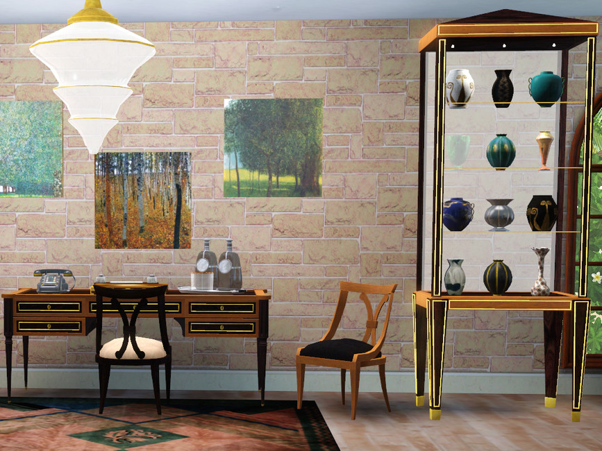 The Sims Resource - Art Deco Homeoffice