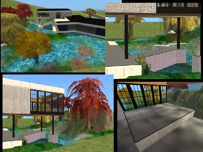The Sims Resource | Waterfall view