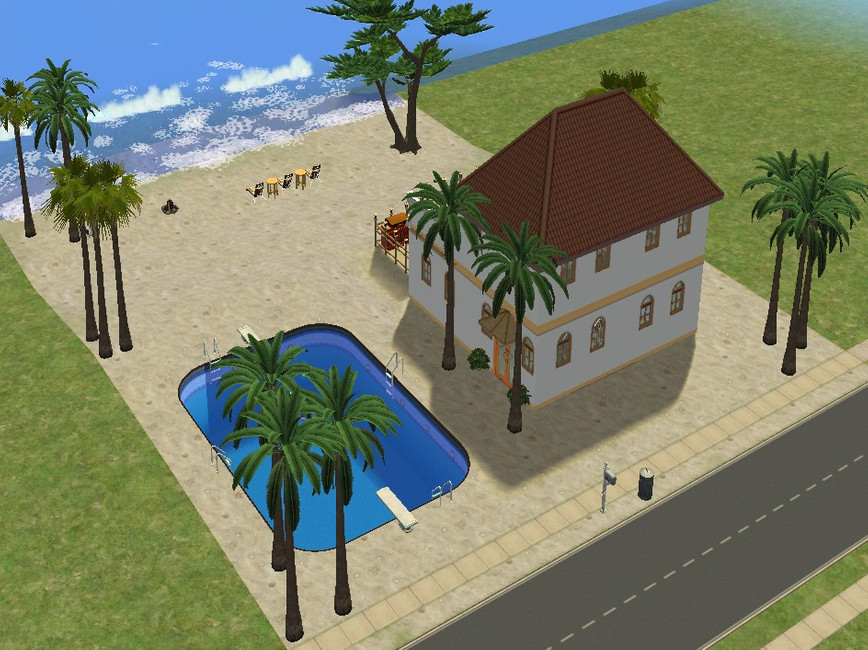 The Sims Resource - Couples Standard Island Luxurious Vacation Home