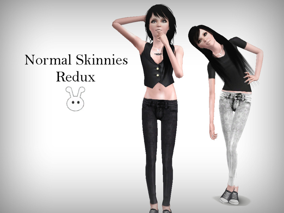The Sims Resource | Normal Skinnies Redux Teen