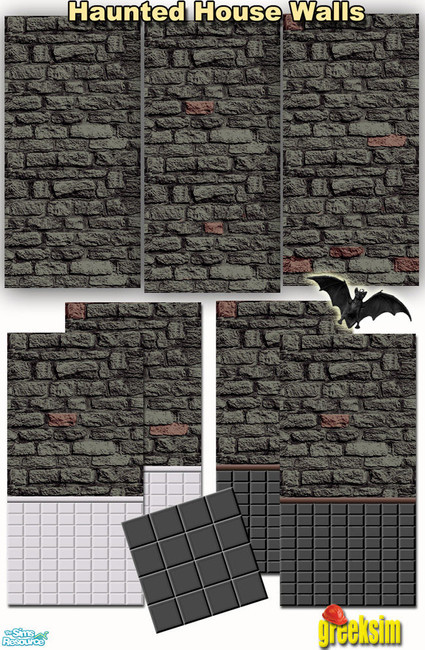 The Sims Resource - grks Haunted House set