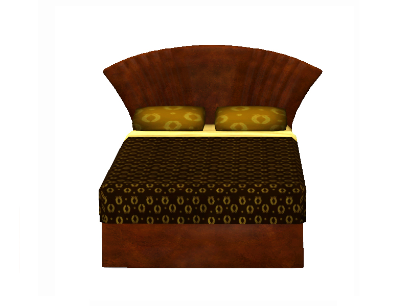 The Sims Resource | Art Deco Bedroom - Doublebed EA Cover