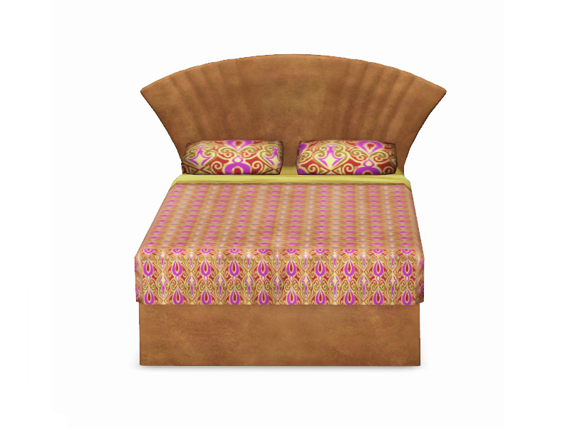 The Sims Resource | Art Deco Bedroom - Doublebed EA Cover