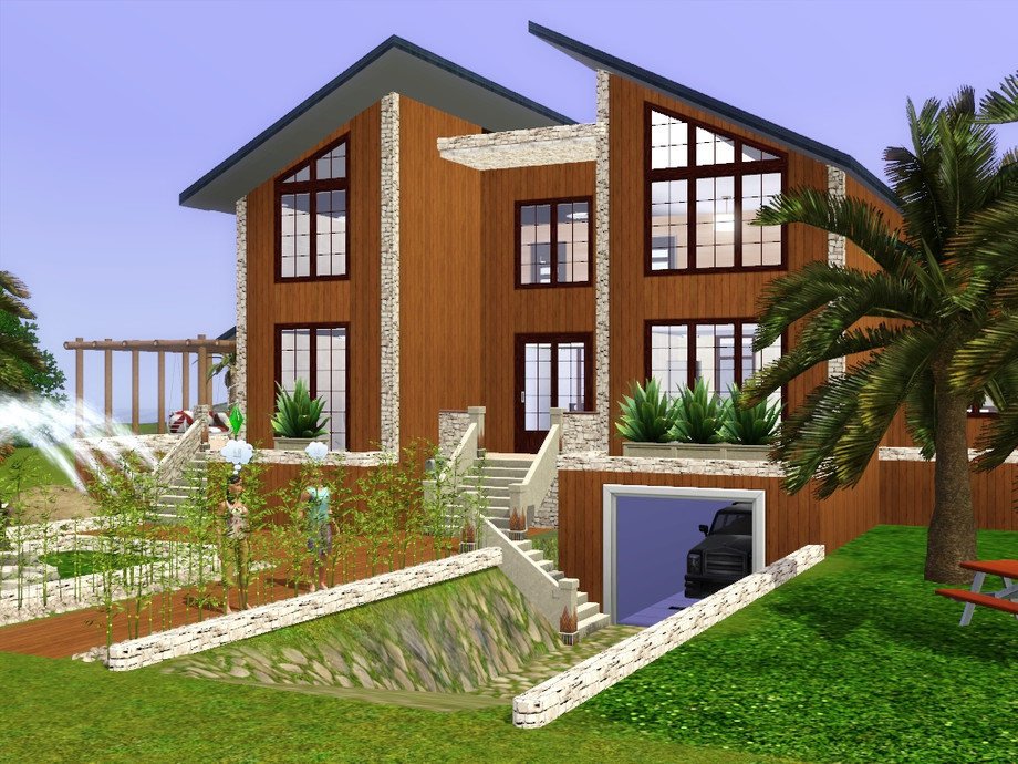 The Sims Resource | Modern Cottage 2 fully furnished