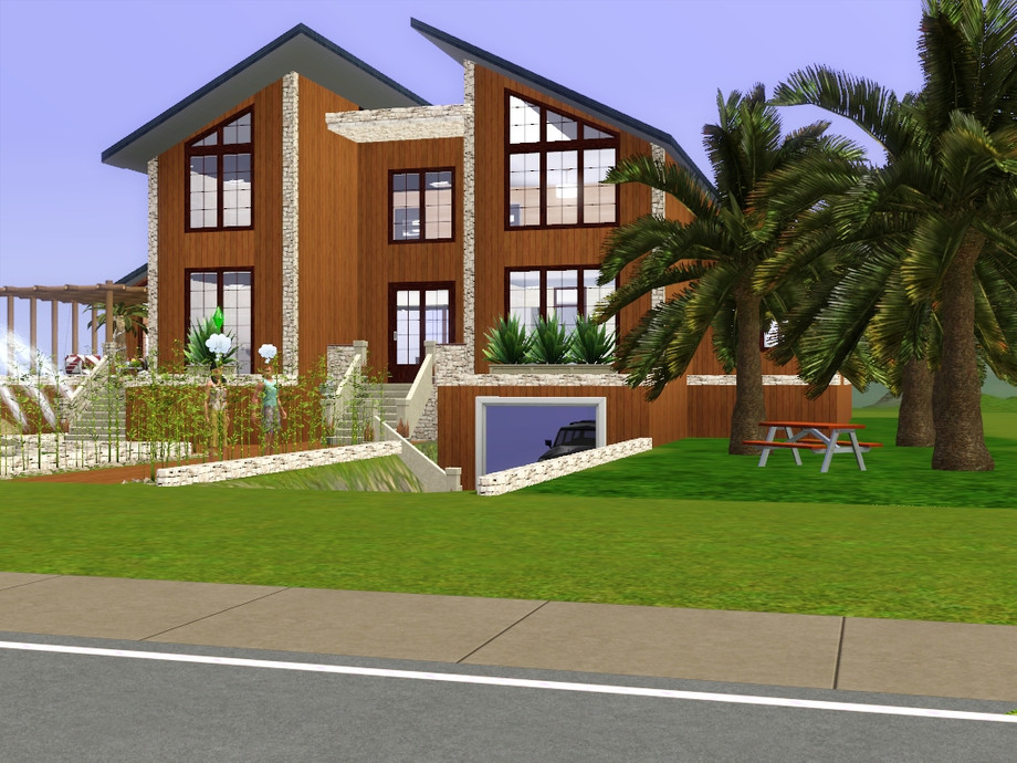 The Sims Resource | Modern Cottage 2 fully furnished