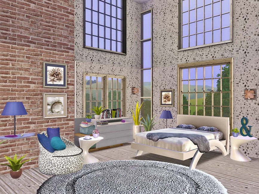 The Sims Resource - Loft Bedroom