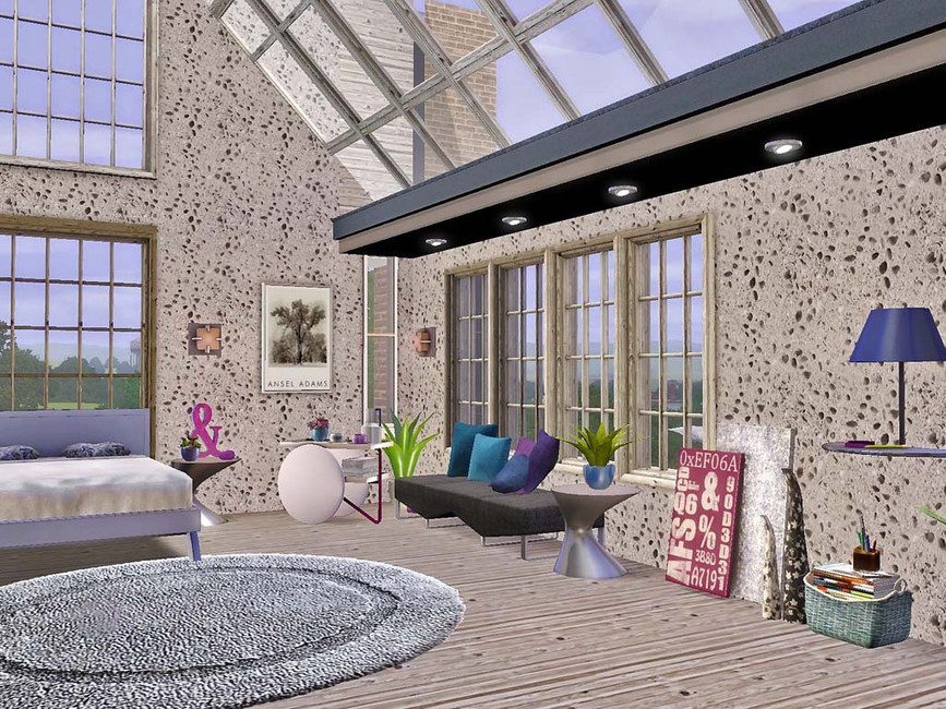The Sims Resource - Loft Bedroom