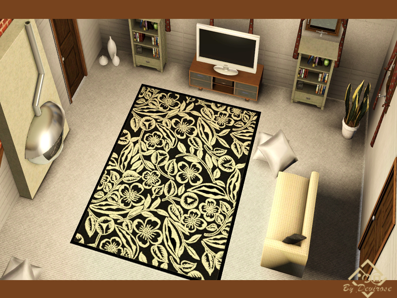 The Sims Resource | Flower Rug Collection 1