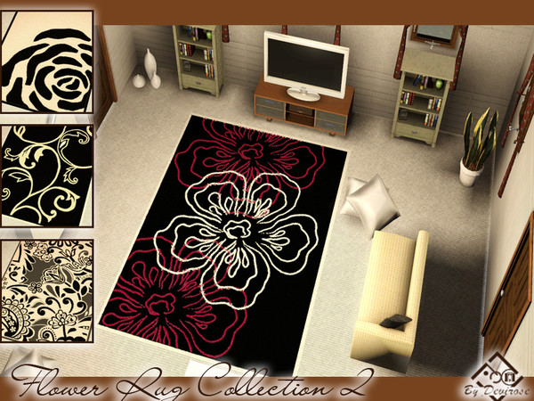 The Sims Resource | Flower Rug Collection 2