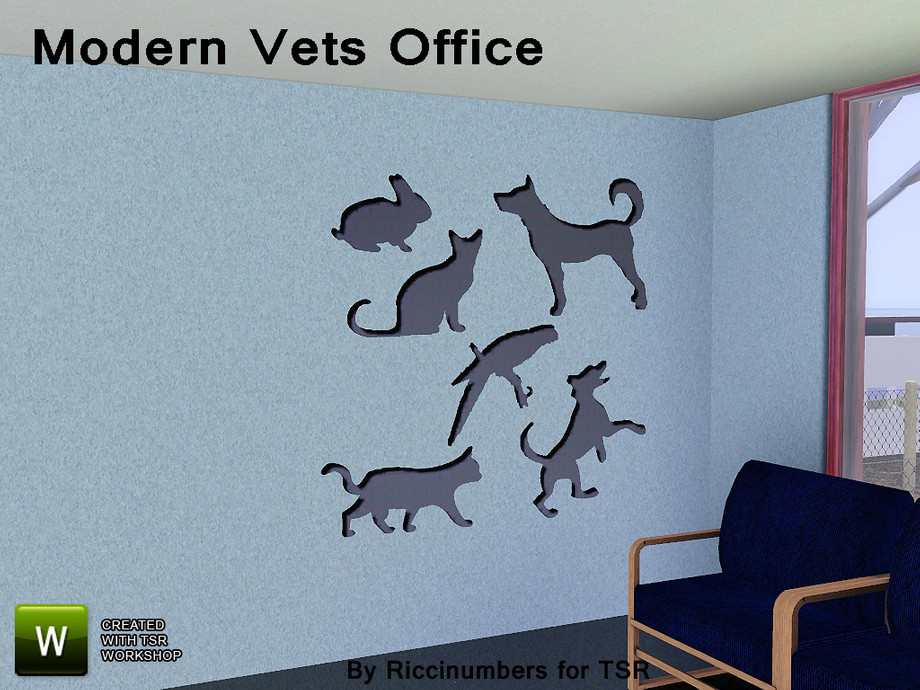 The Sims Resource | Modern Pets Wall Stickers