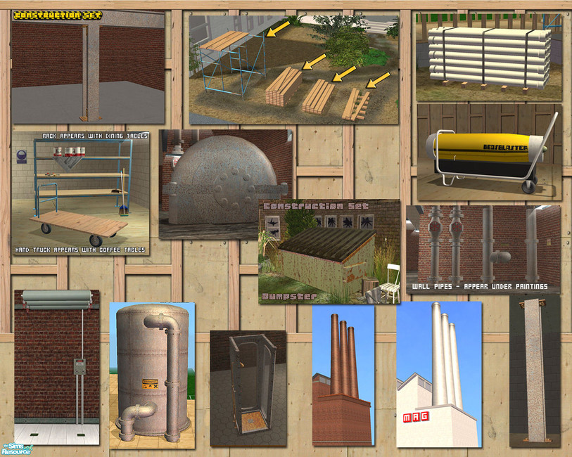 The Sims Resource - BeOSBoxBoys Construction Set