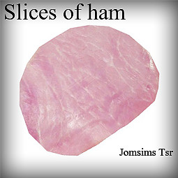 The Sims Resource | deco slice ham food folies