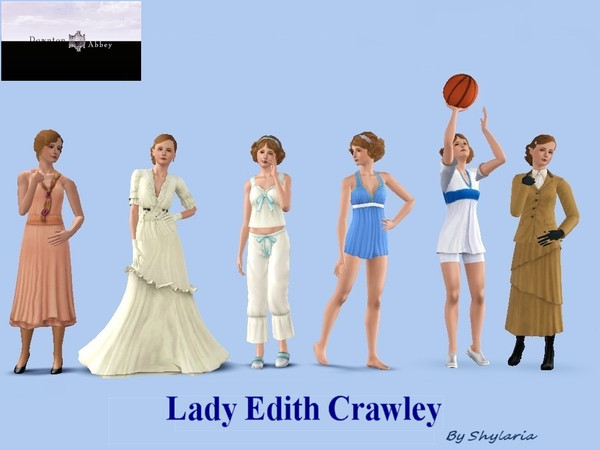 The Sims Resource | Lady Edith Crawley