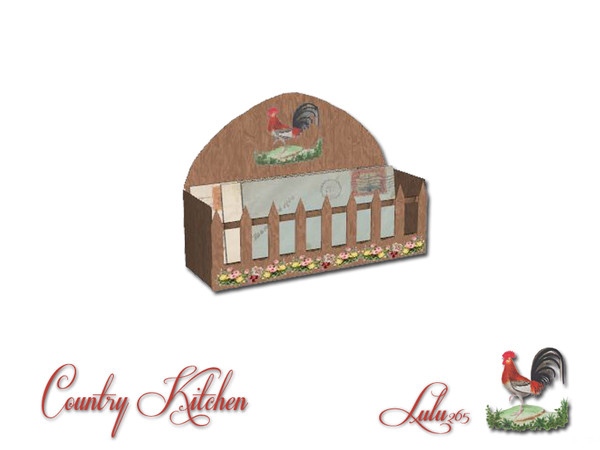 The Sims Resource | Country Kitchen Letter Holder