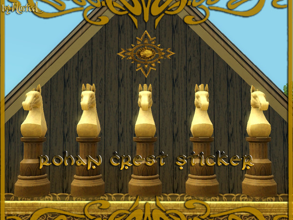 The Sims Resource | Rohan Crest Wall Sticker